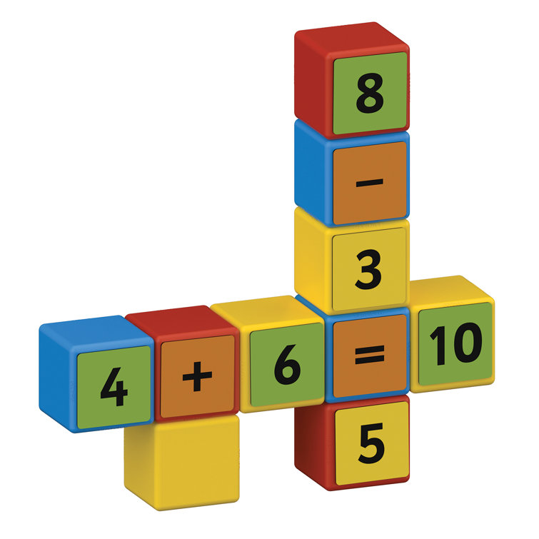Geomag Magicube Math Building Set, Recycled, 55 Pieces - Wayfair Canada