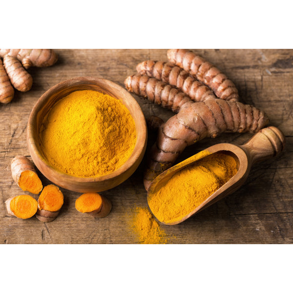 Gracie Oaks Turmeric Powder On Canvas by Egal Print - Wayfair Canada