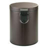 iDesign Metal Step Trash Can with Lid, 5 Liter Waste Basket Bin with ...