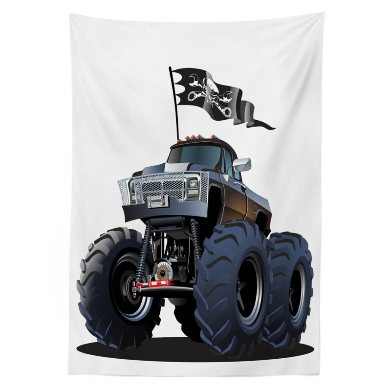 monster jam tablecloth