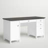 Laurel Foundry Modern Farmhouse® Coble Desk & Reviews | Wayfair