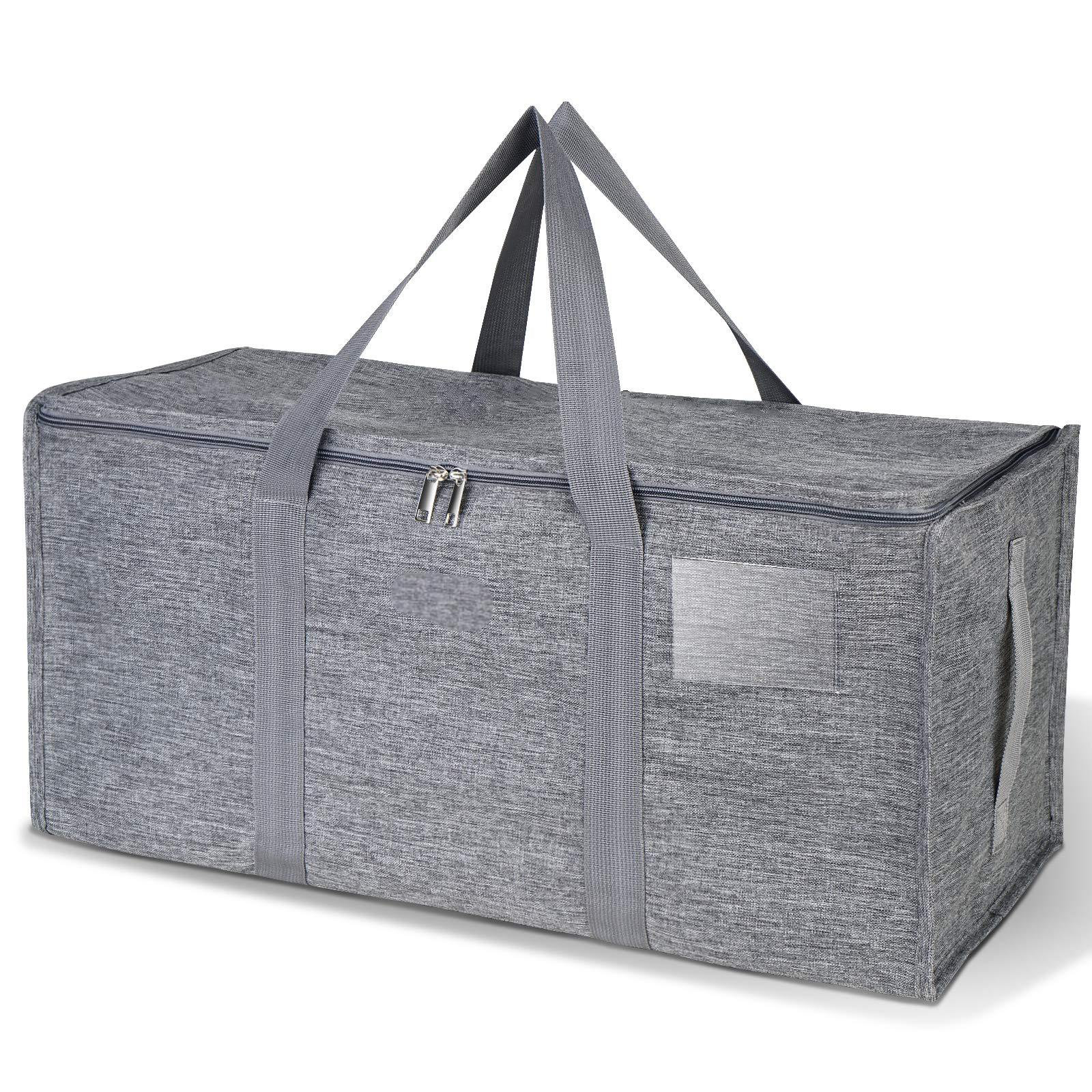 Latitude Run® Extra Large Storage Tote With Zippers & Carrying Handles ...