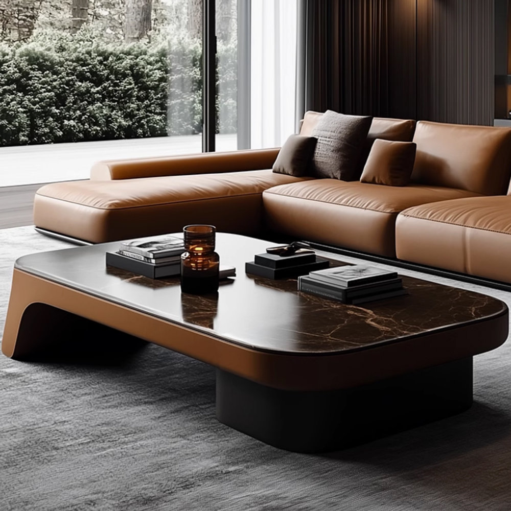Wrought Studio™ Luxury Minimalist Design Coffee Table | Wayfair