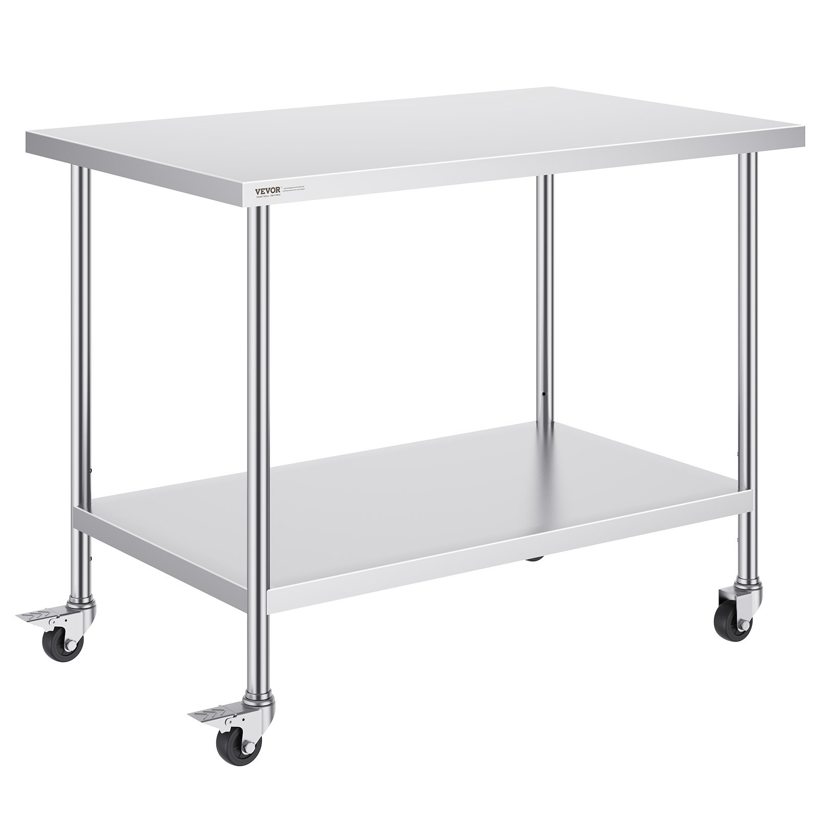 VEVOR Stainless Steel 38'' H Adjustable Portable Work Table | Wayfair