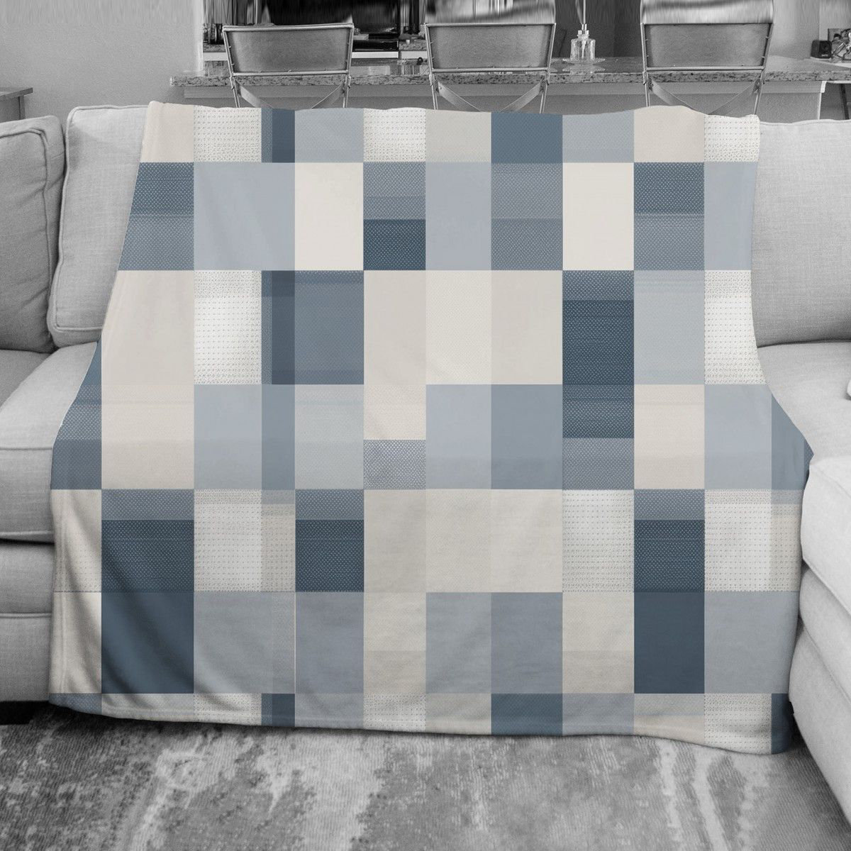 VisionDecor Checkered Fleece Blanket | Wayfair