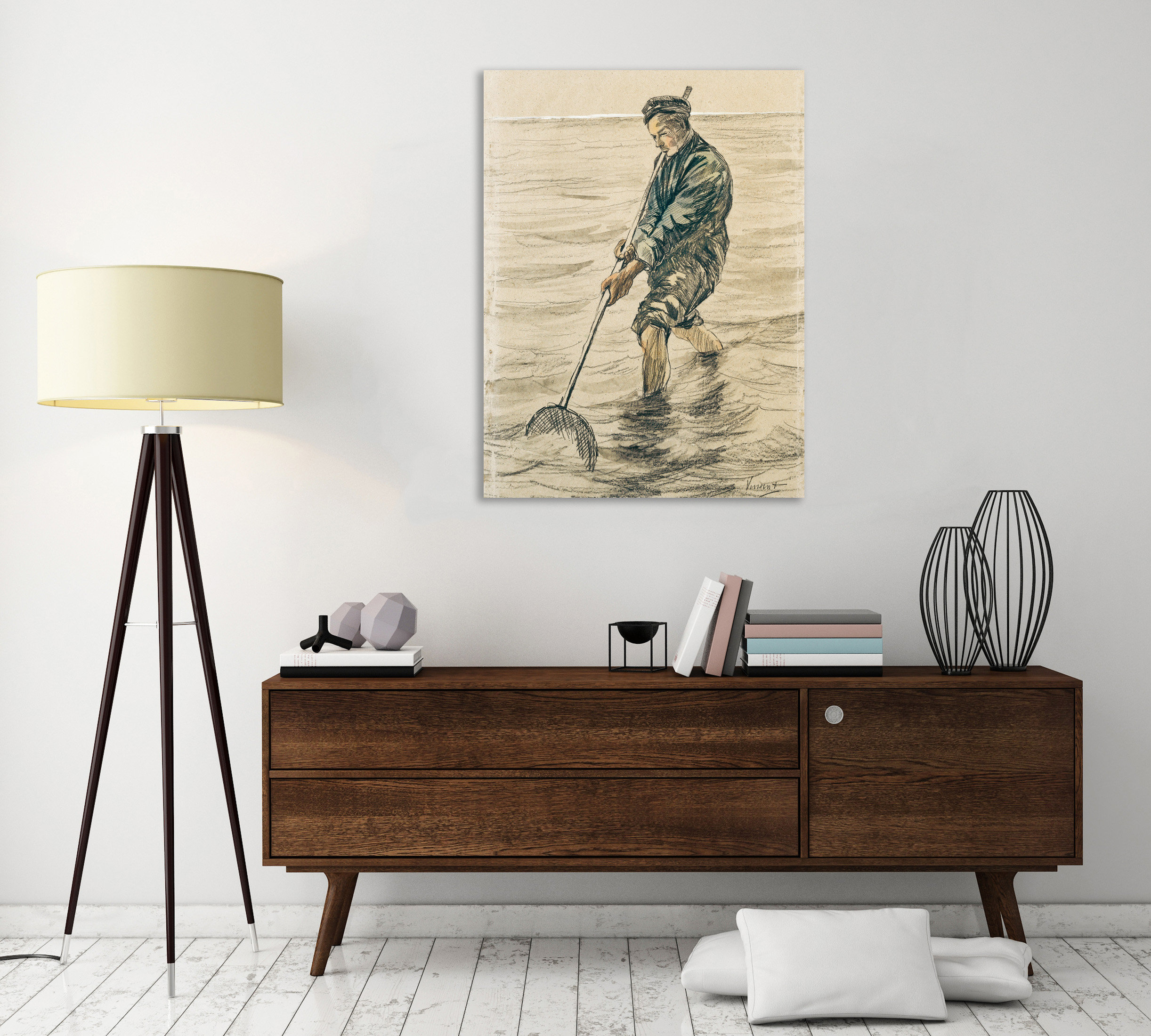 Red Barrel Studio® Vincent Van Gogh " The Shell Fisherman " by Vincent ...