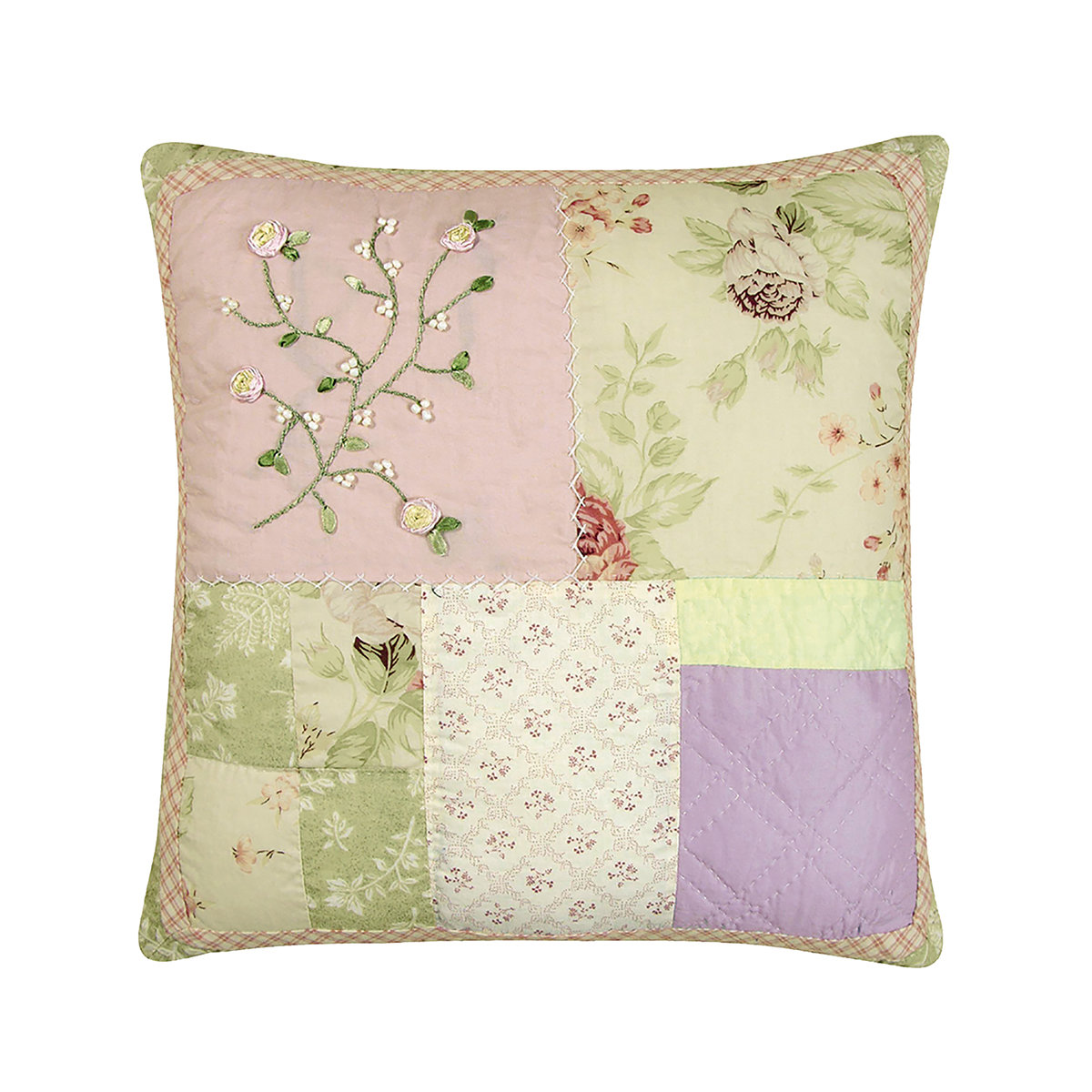 C&F Home Beaded Quilted Throw Pillow | Wayfair