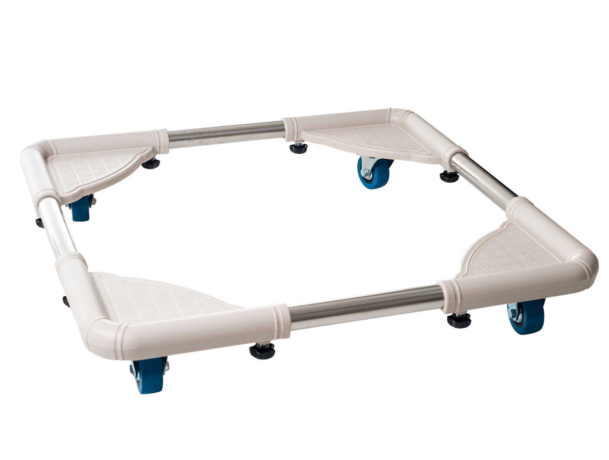 Stalwart Adjustable Dolly Cart with Telescoping Base and Locking Caster ...