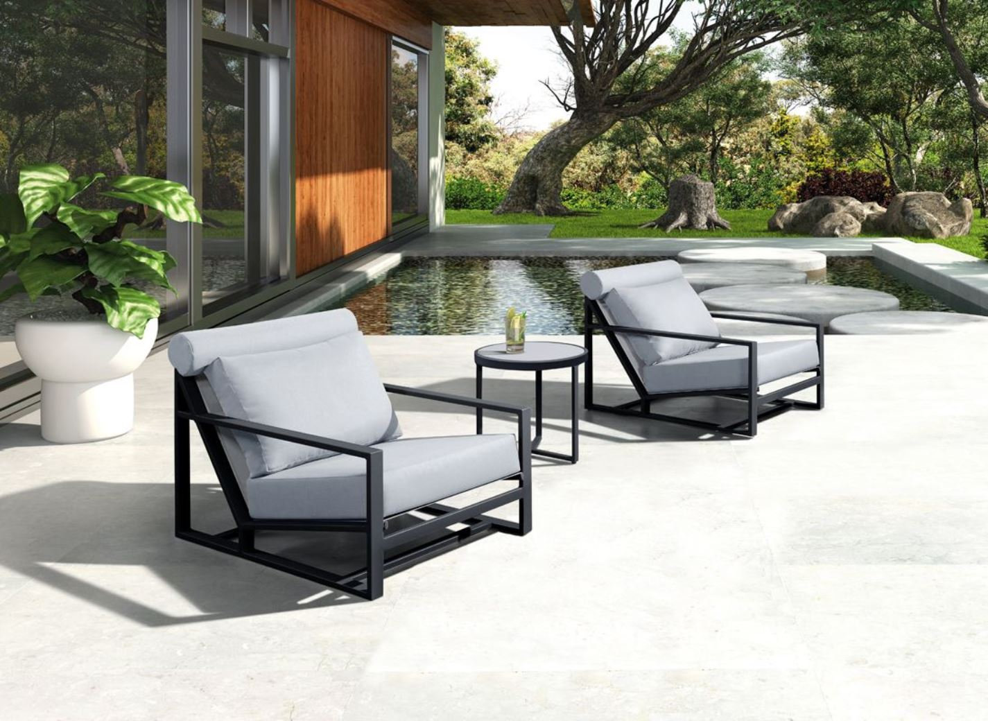 AllModern Carrol Seating Group with Cushions - Wayfair Canada