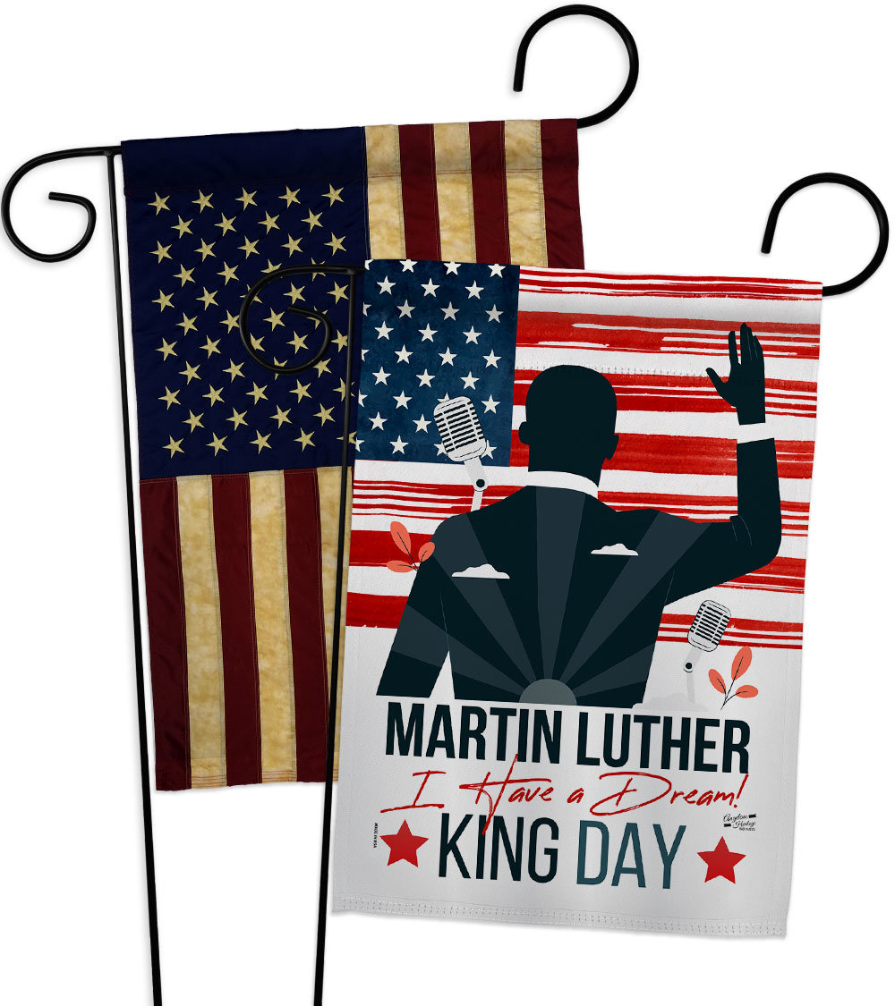 Angeleno Heritage Martin Luther King Day Garden Flags Pack Patriotic ...