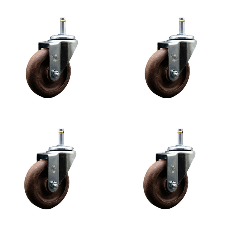 Service Caster Filled Swivel Grip Ring Stem Caster | Wayfair