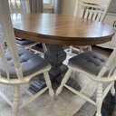 Three Posts™ Fortville Round Solid Wood Dining Table & Reviews | Wayfair