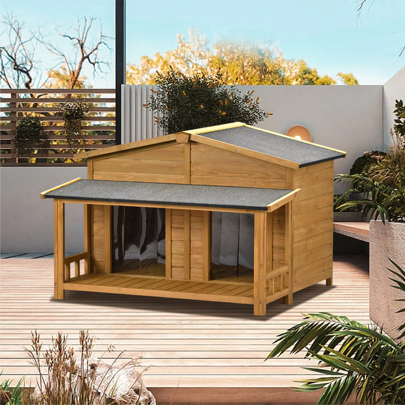 Tucker Murphy Pet™ Darcey Wood Dog House & Reviews | Wayfair