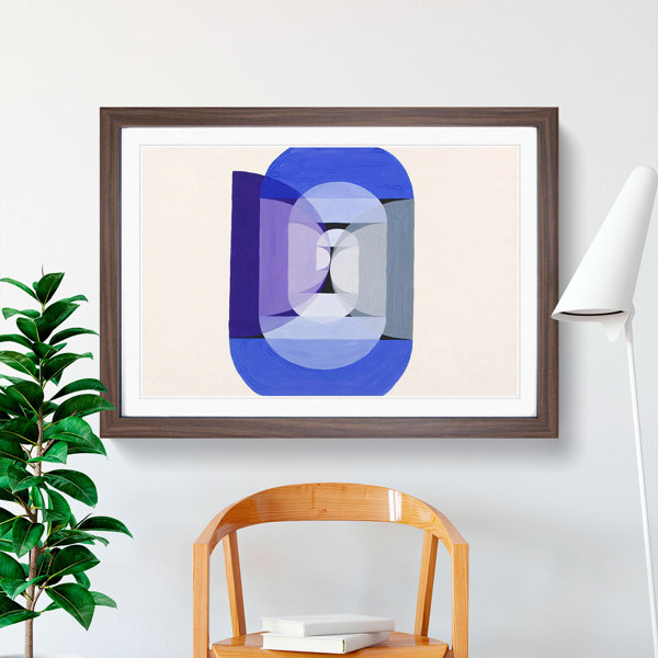 East Urban Home Blue Gray Violet Wheel by Joseph Schillinger - Picture ...