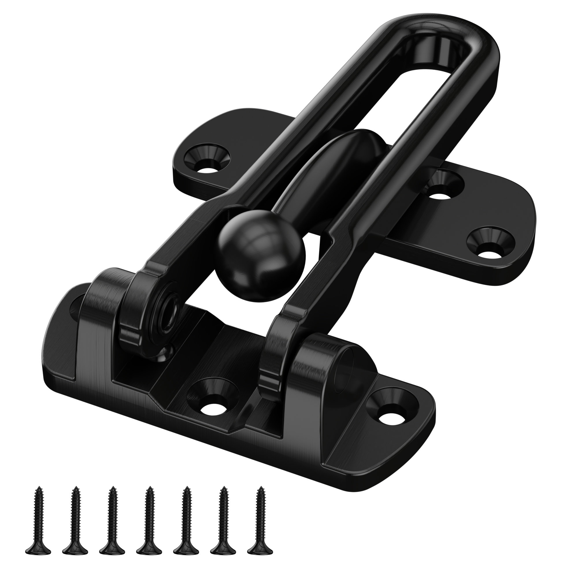 Lazio Swing Bar Security Door Guard Hinged Bar Door Lock Latch ...