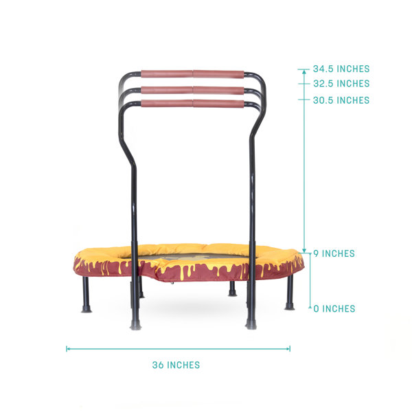 Skywalker Trampolines 36" Winnie The Pooh Folding Mini Trampoline | Wayfair