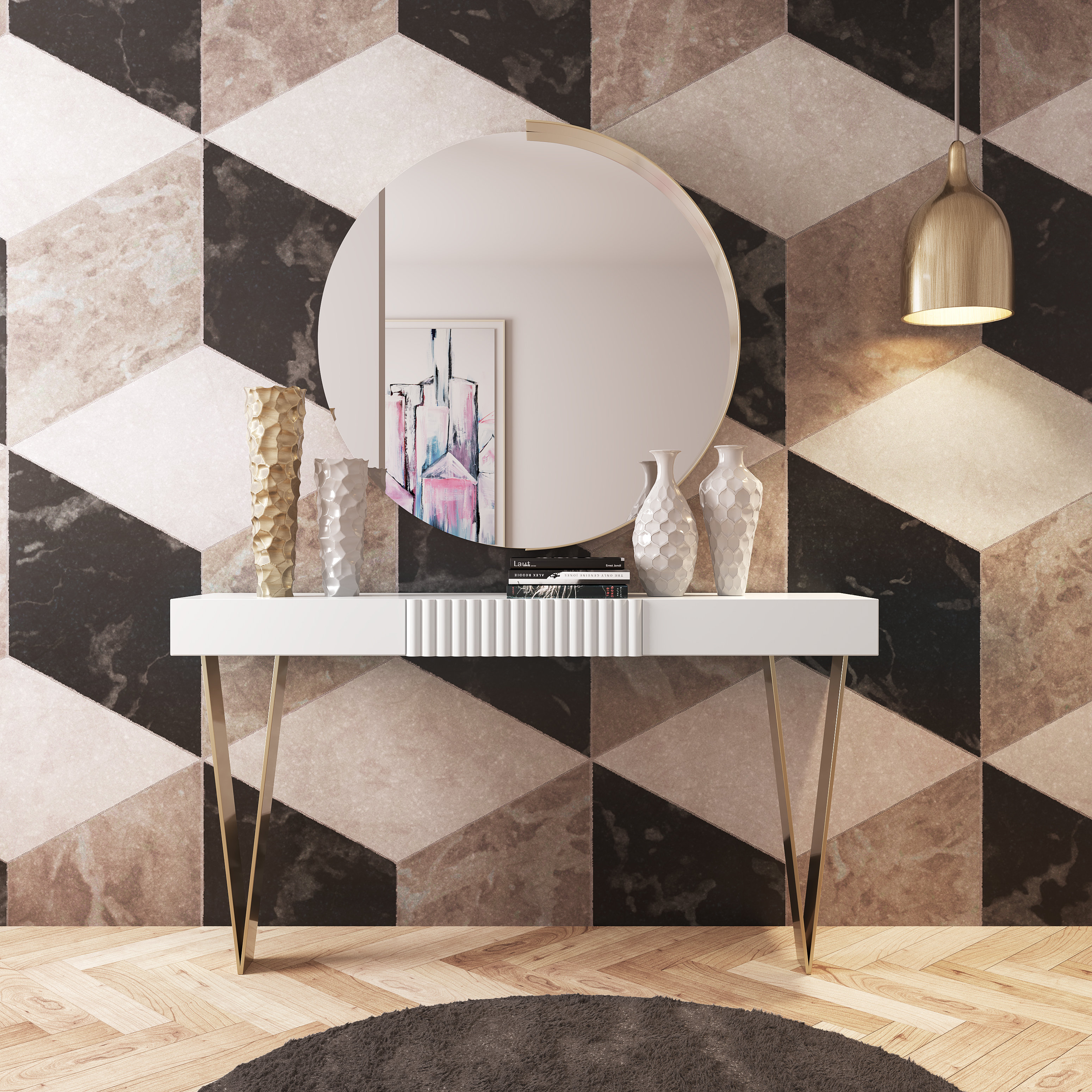 Hispania Home 59" Console Table | Wayfair