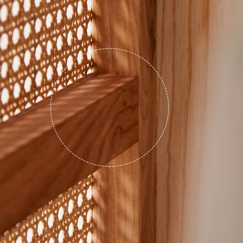 Dream cabinet Rattan Double Door Drawer Armoire Armoire | Wayfair