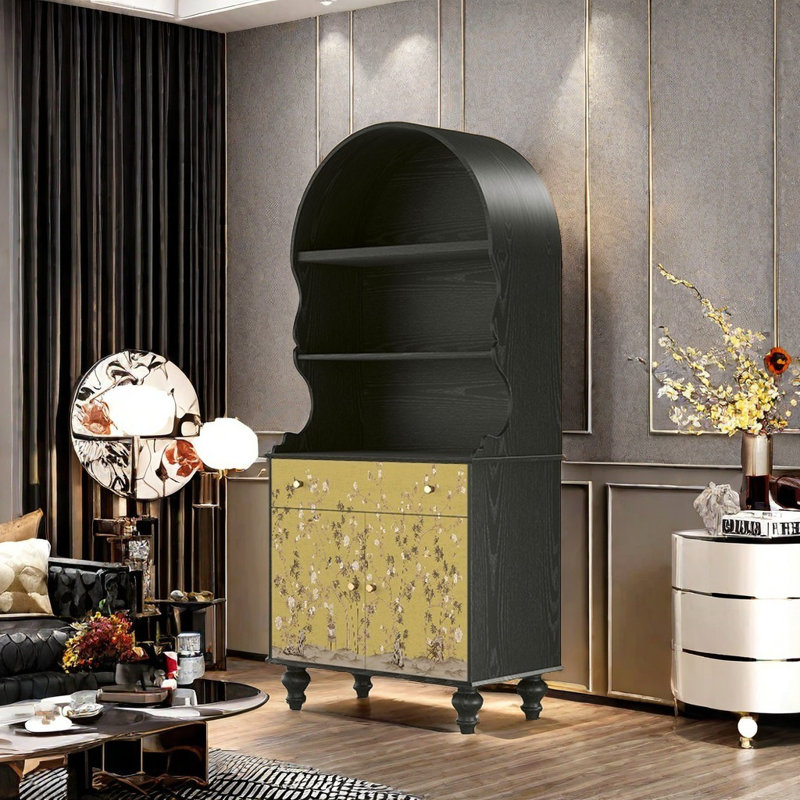 Parttlion Chinese style solid wood bookcase | Wayfair