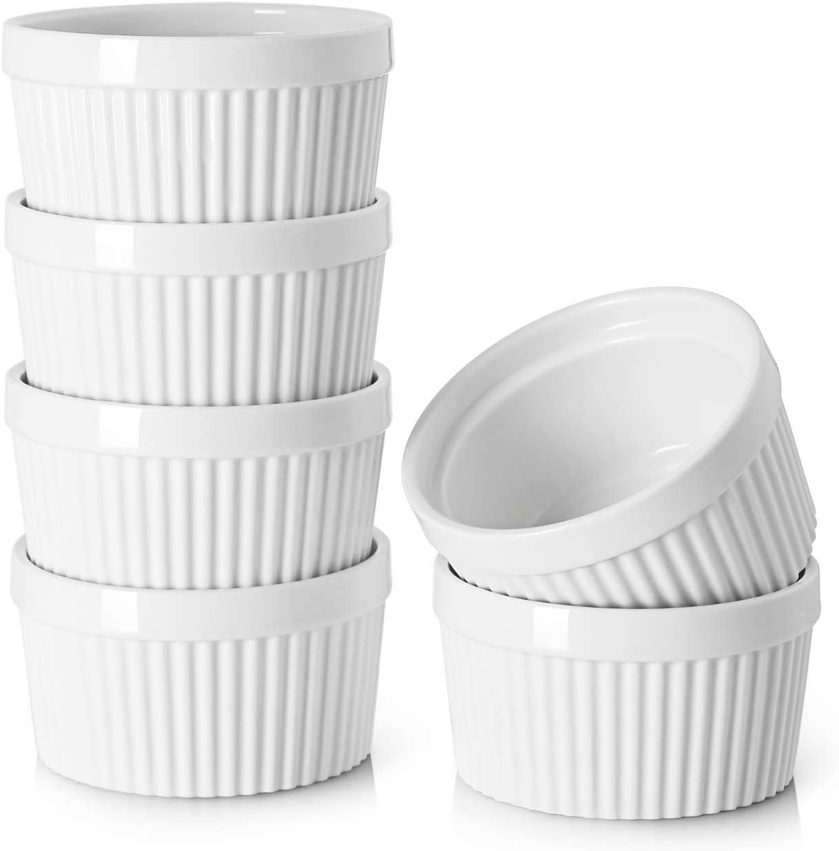 Dowan 8 oz. Ceramic Round Ramekins & Reviews | Wayfair