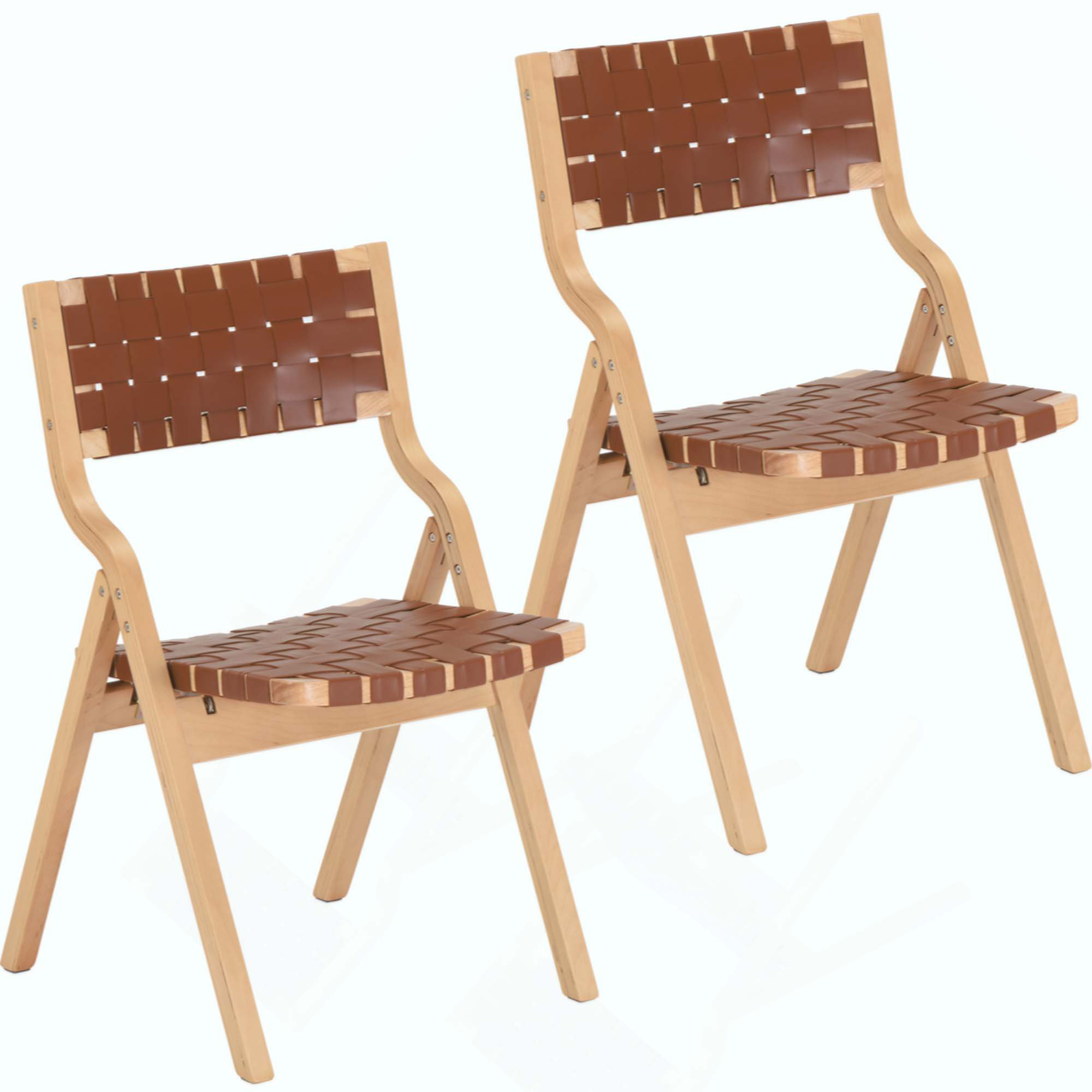 Red Barrel Studio® Wood Folding Chairs, Foldable Chairs Wooden Indoor ...
