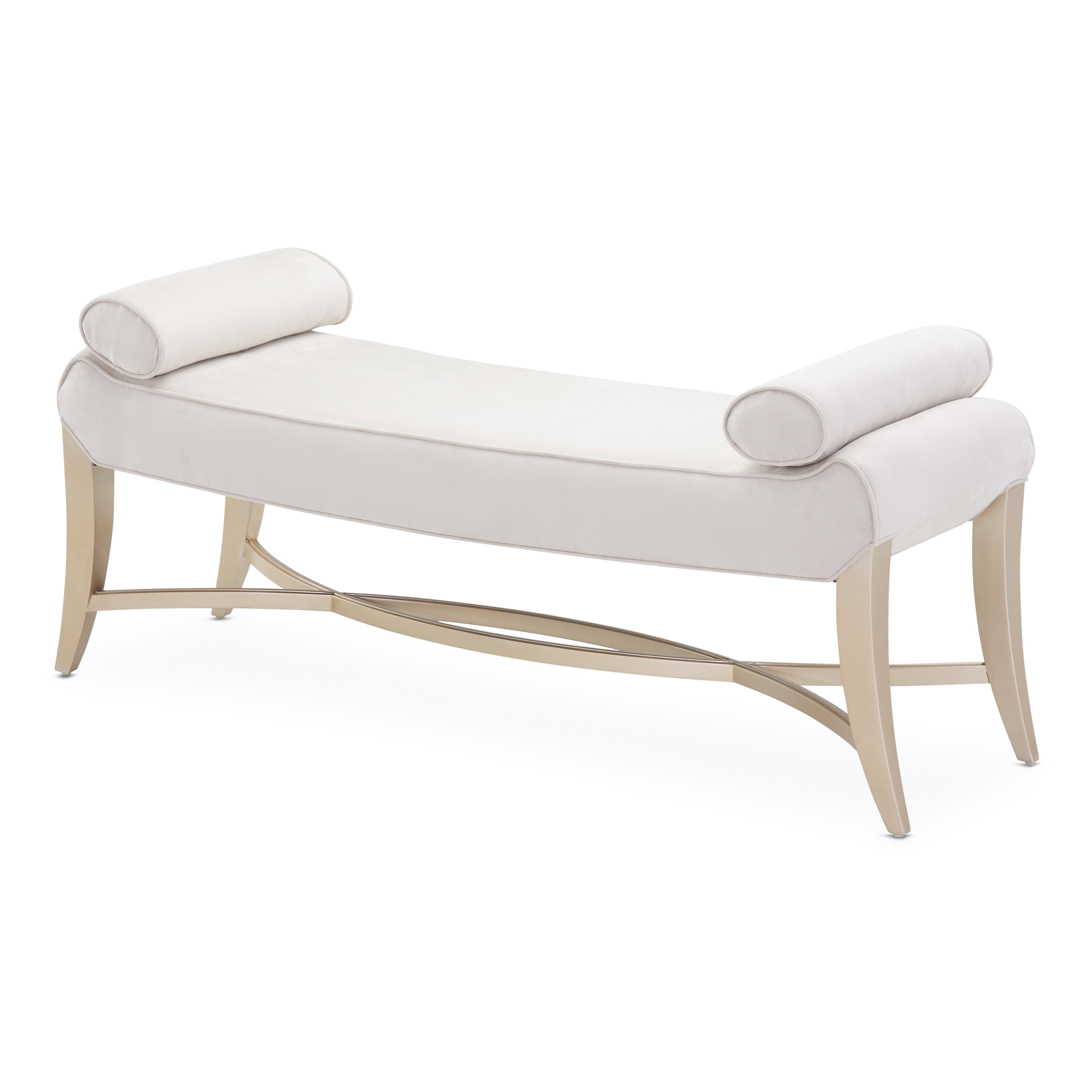 Michael Amini Malibu Crest Mahogany Bench & Reviews | Wayfair