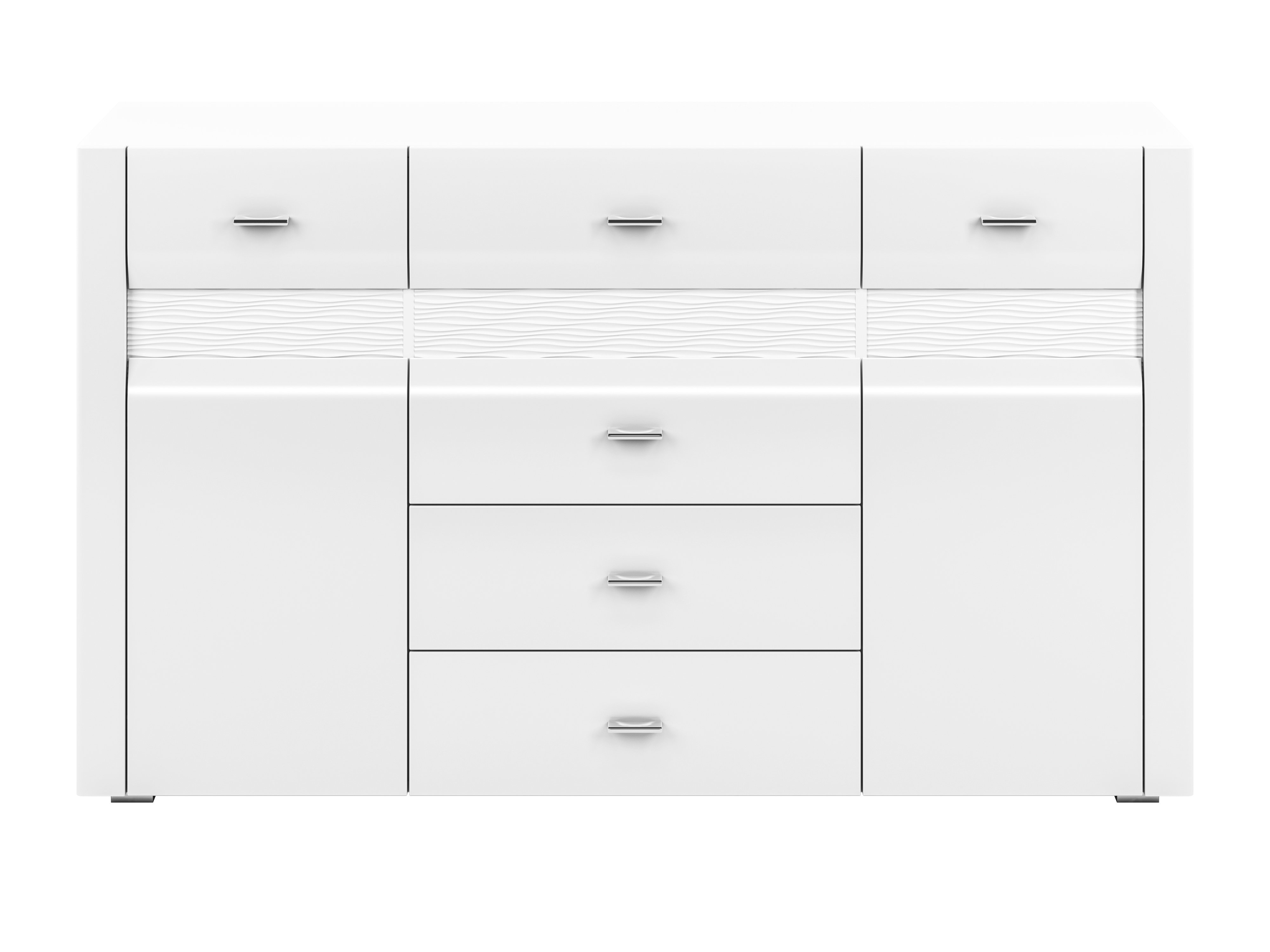 Latitude Run Afeni 4 Drawer 159Cm W Combi Chest | Wayfair.ie
