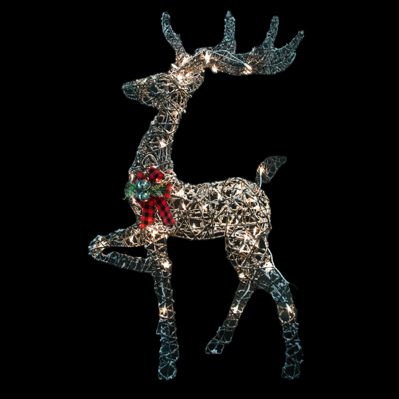 Northlight Seasonal Lighted Reindeer Figurine | Wayfair