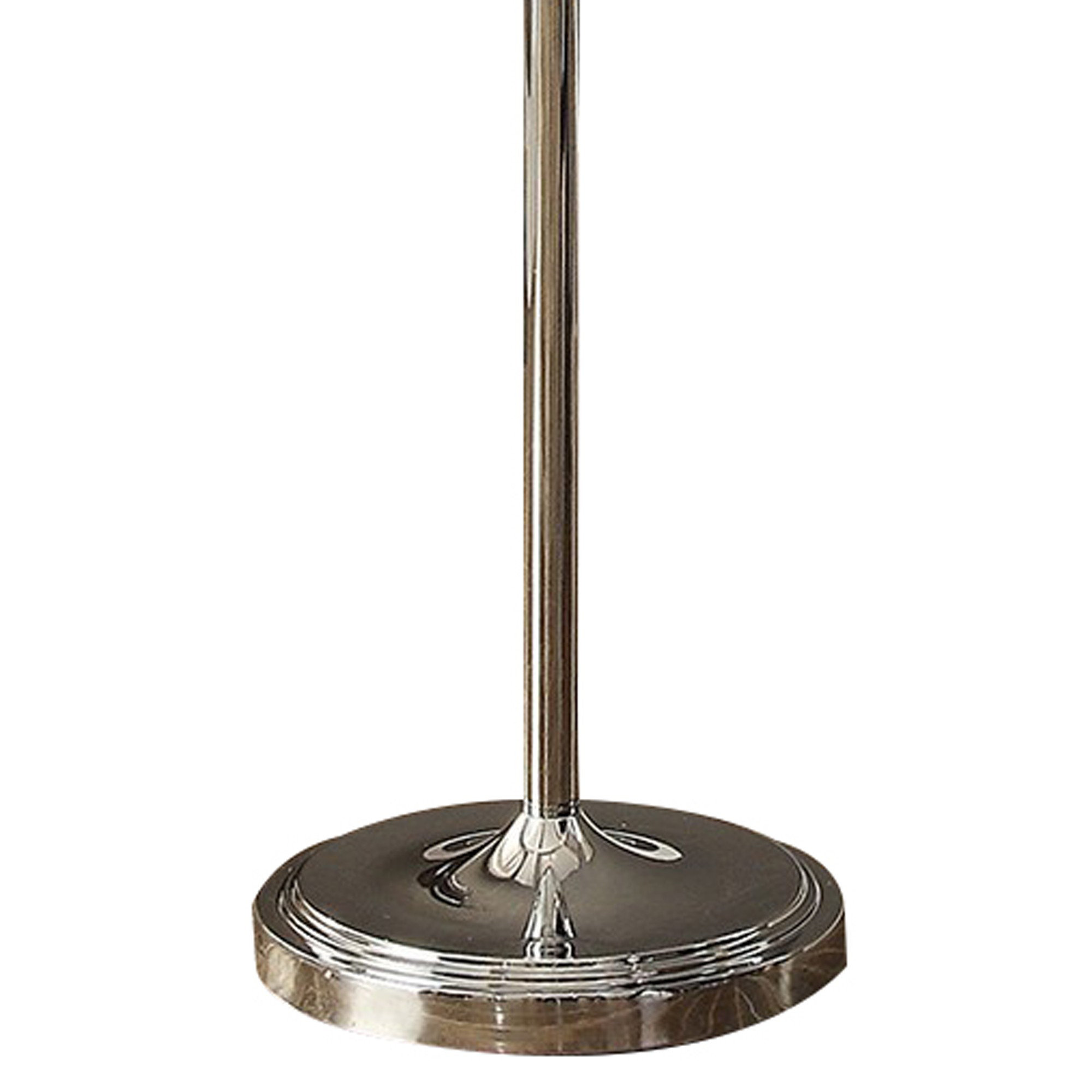 Rosdorf Park Keizo 61'' Chrome Traditional Floor Lamp | Wayfair