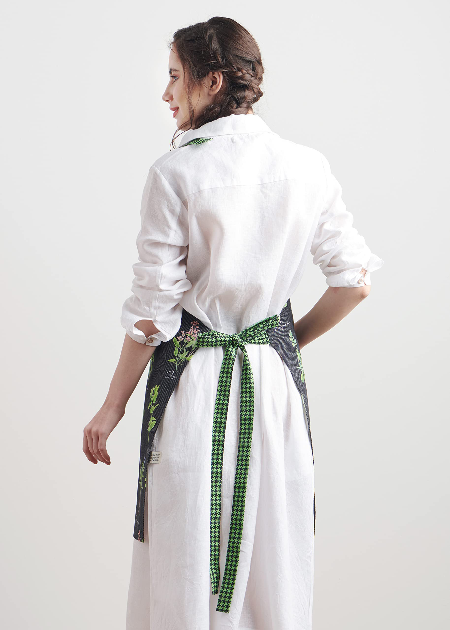 One Allium Way® 100% Cotton Apron With Pocket Kitchen,Chef Apron ...