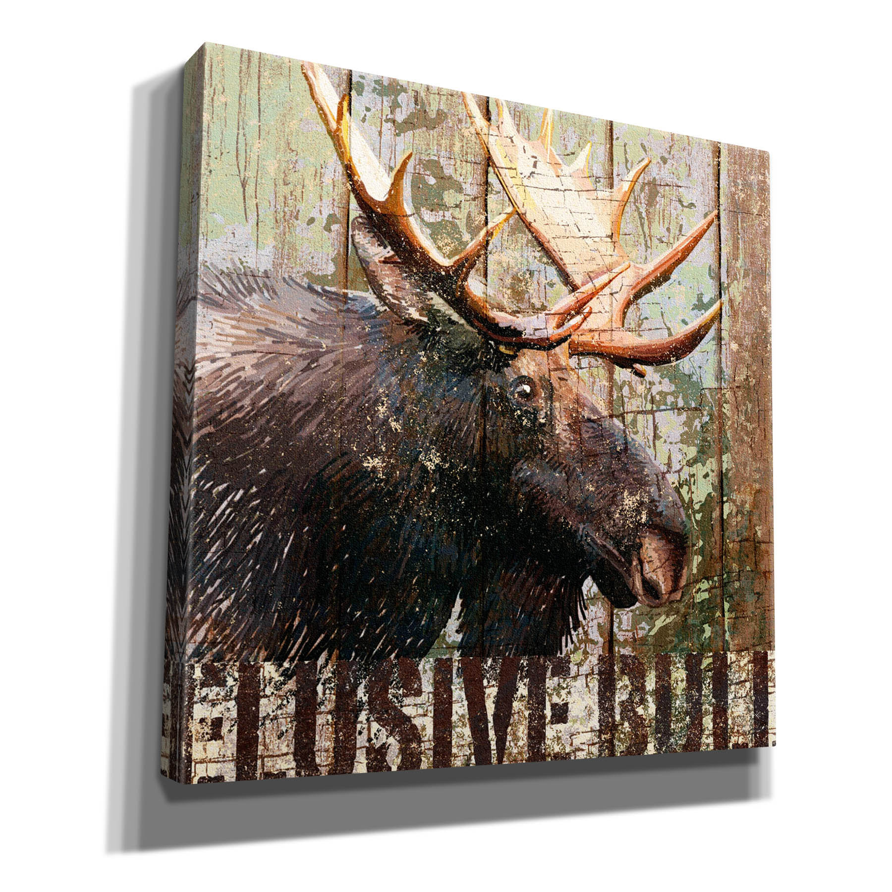 Millwood Pines 'Open Season Moose' by Art Licensing Studio Canvas Wall ...