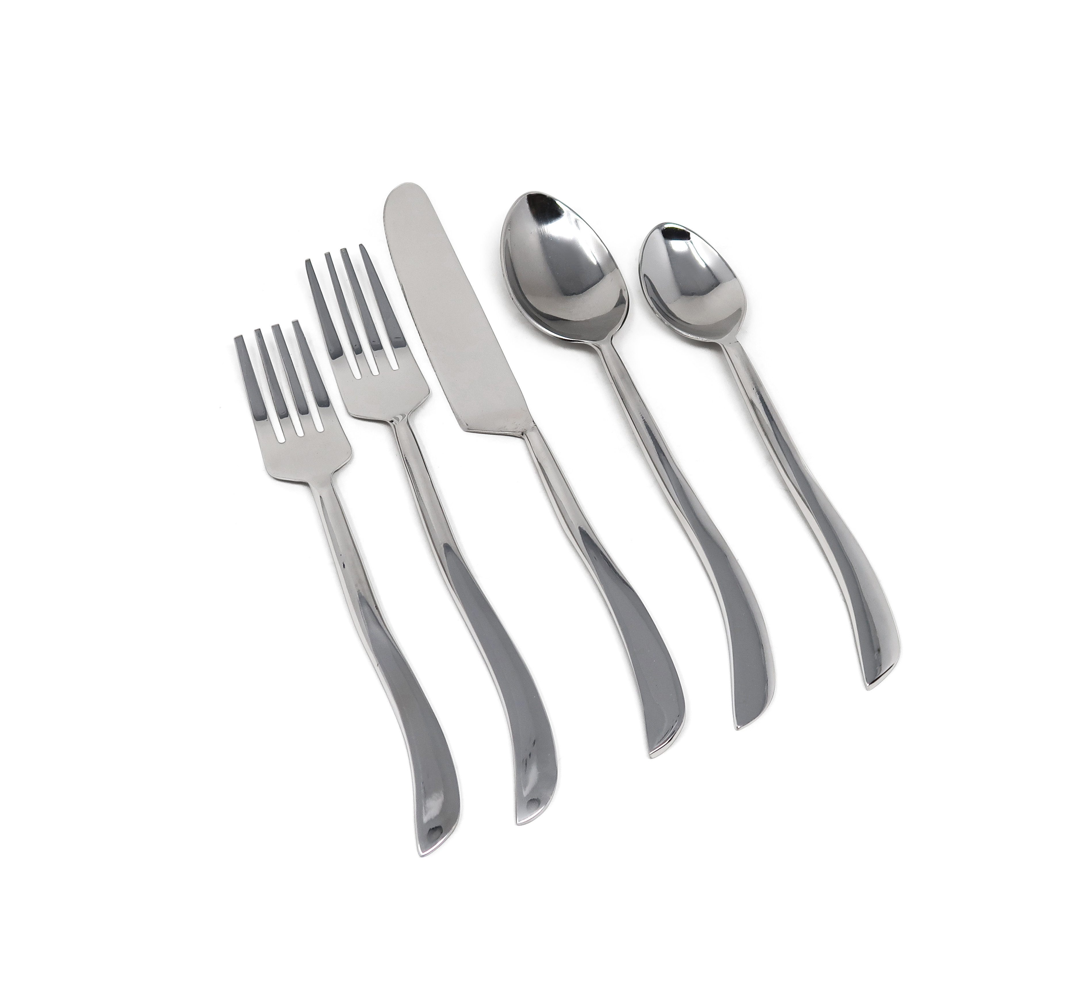 Mercer41 Service for 4 - Dishwasher Safe 20 Pc Flatware Set with ...