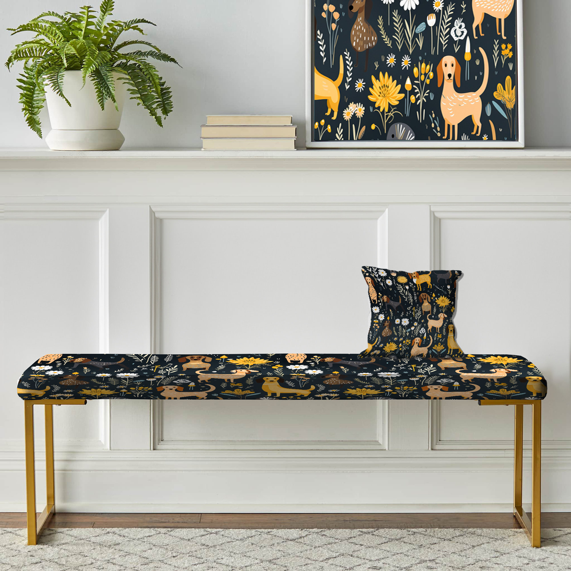 Design Art Weiner Dogs Animal Prints For Kids - Animal Print ...