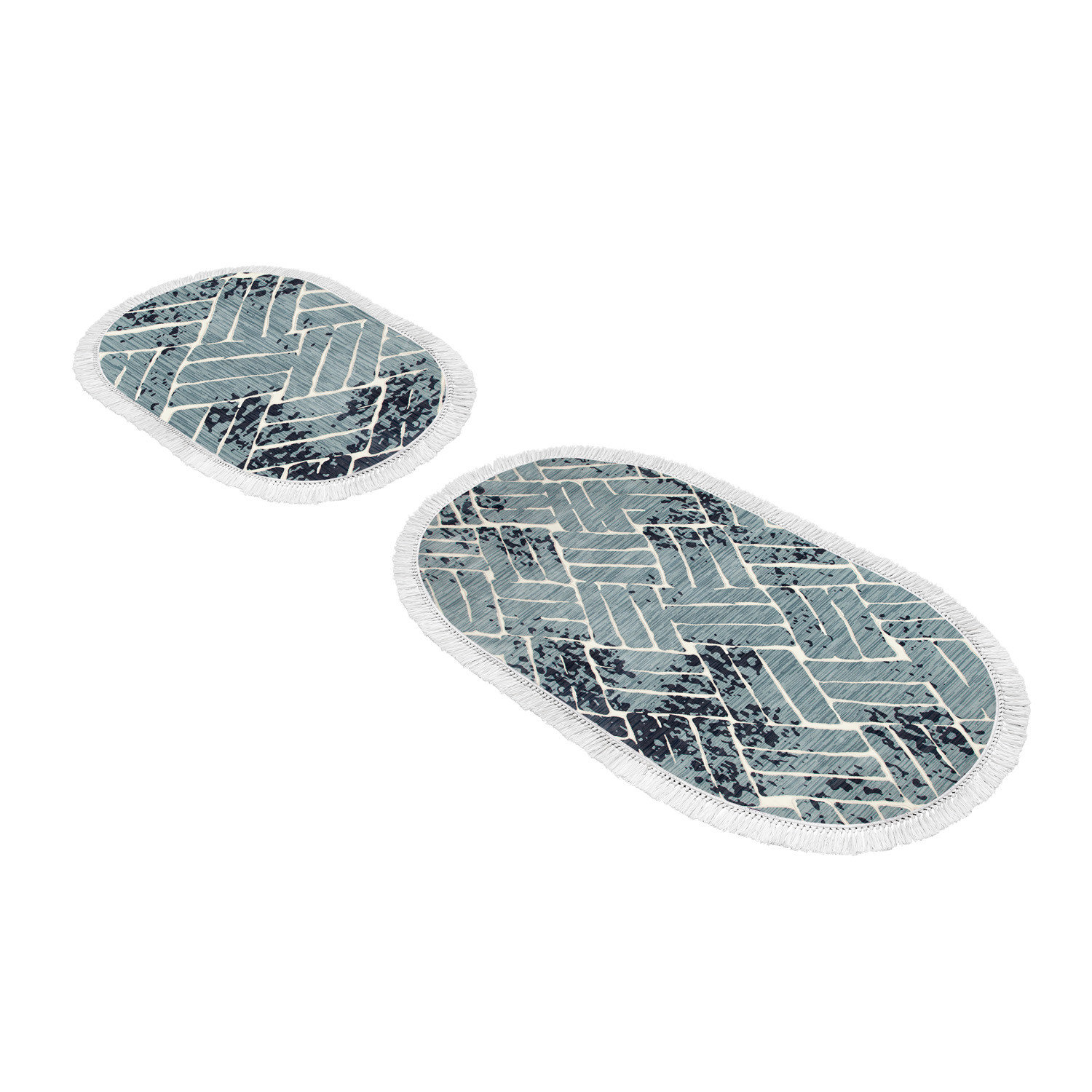East Urban Home Fresno 2 Piece Bath Mat Set | Wayfair