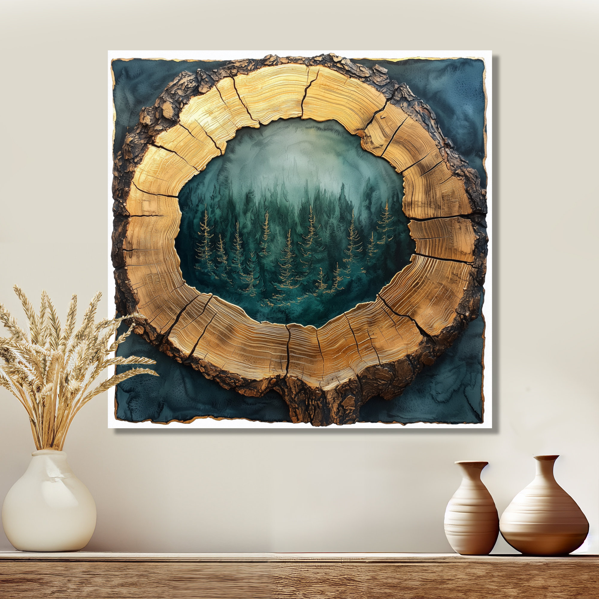 Millwood Pines Gilah Forest Emerald Ripples Through The Woods II ...