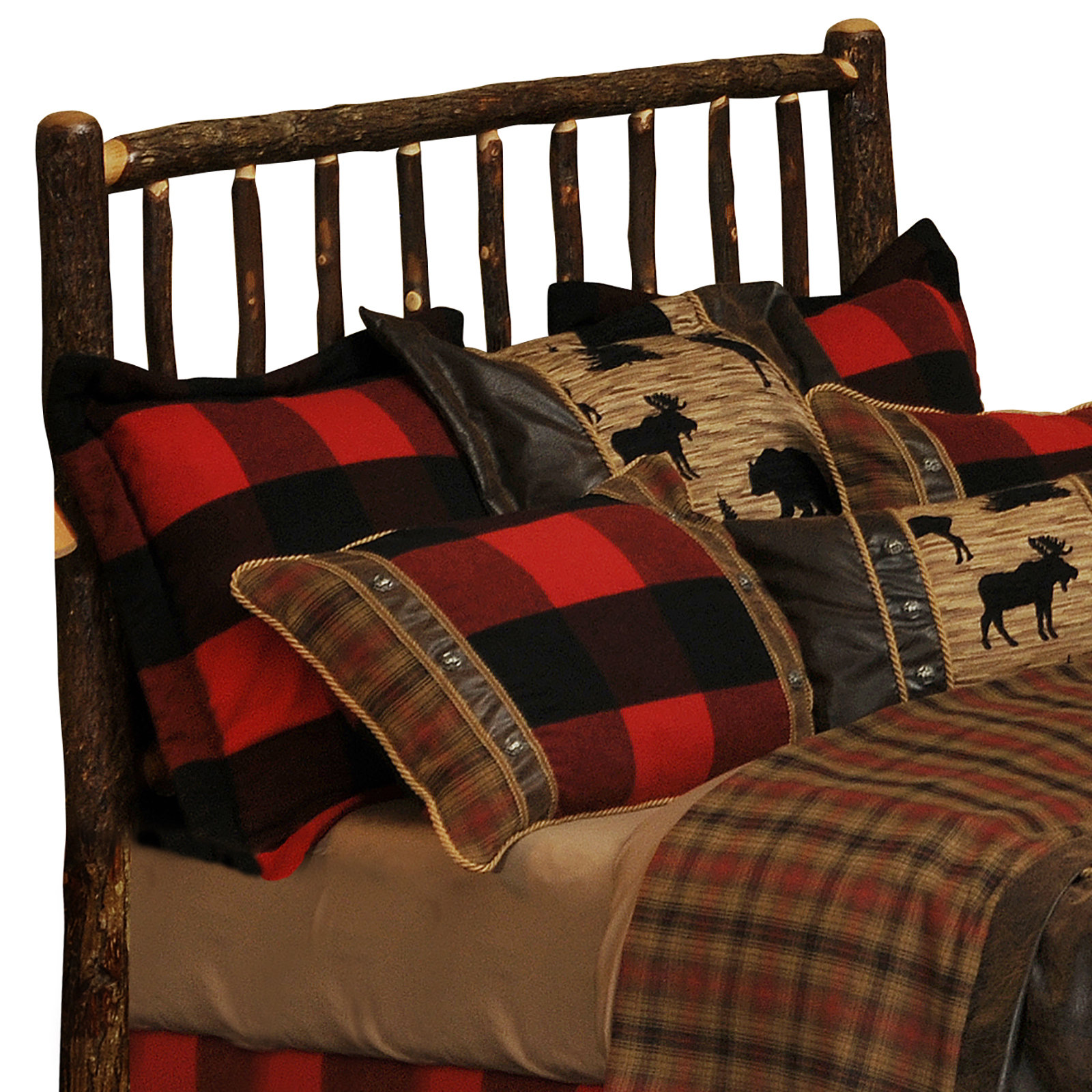 Fireside Lodge Hickory Traditional Headboard | Wayfair