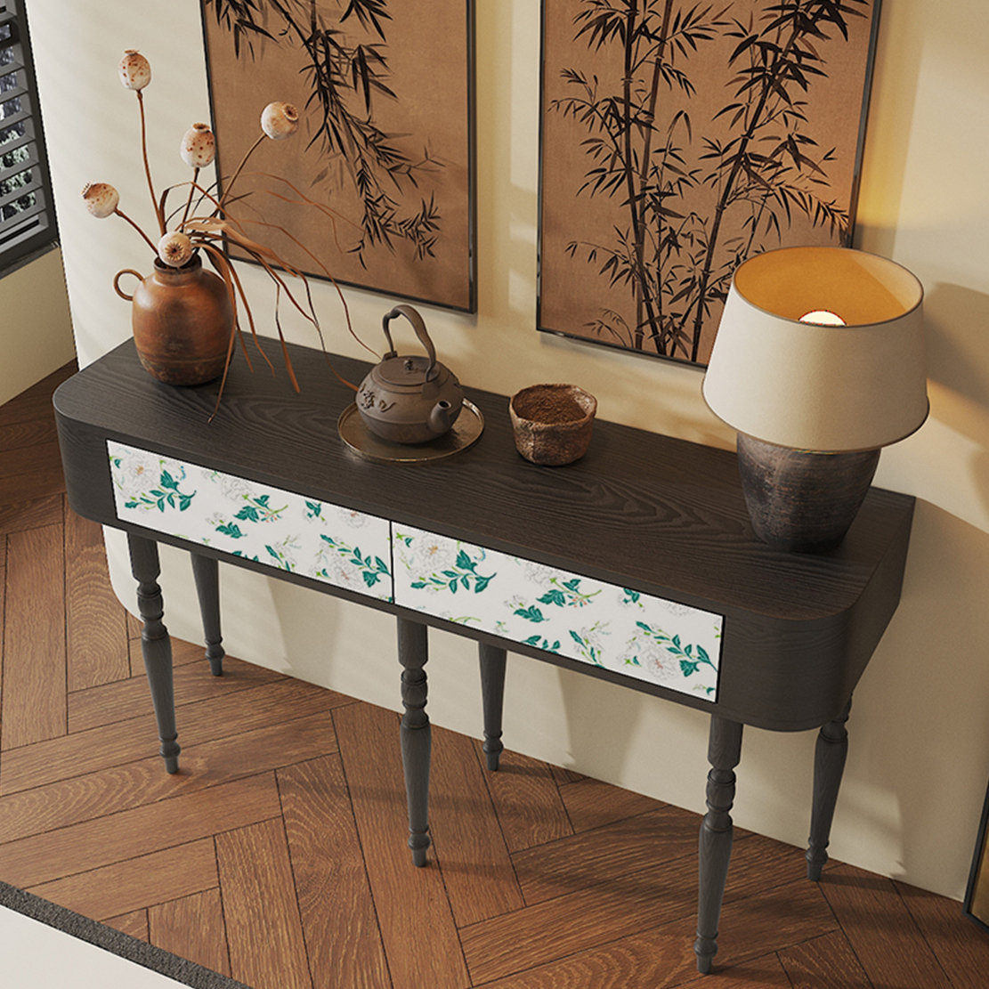 Liu's ink furniture Retro Art Console Table | Wayfair