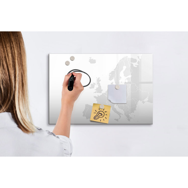 Ivy Bronx Magnetic Wall Mounted Dry Erase Board | Wayfair.co.uk