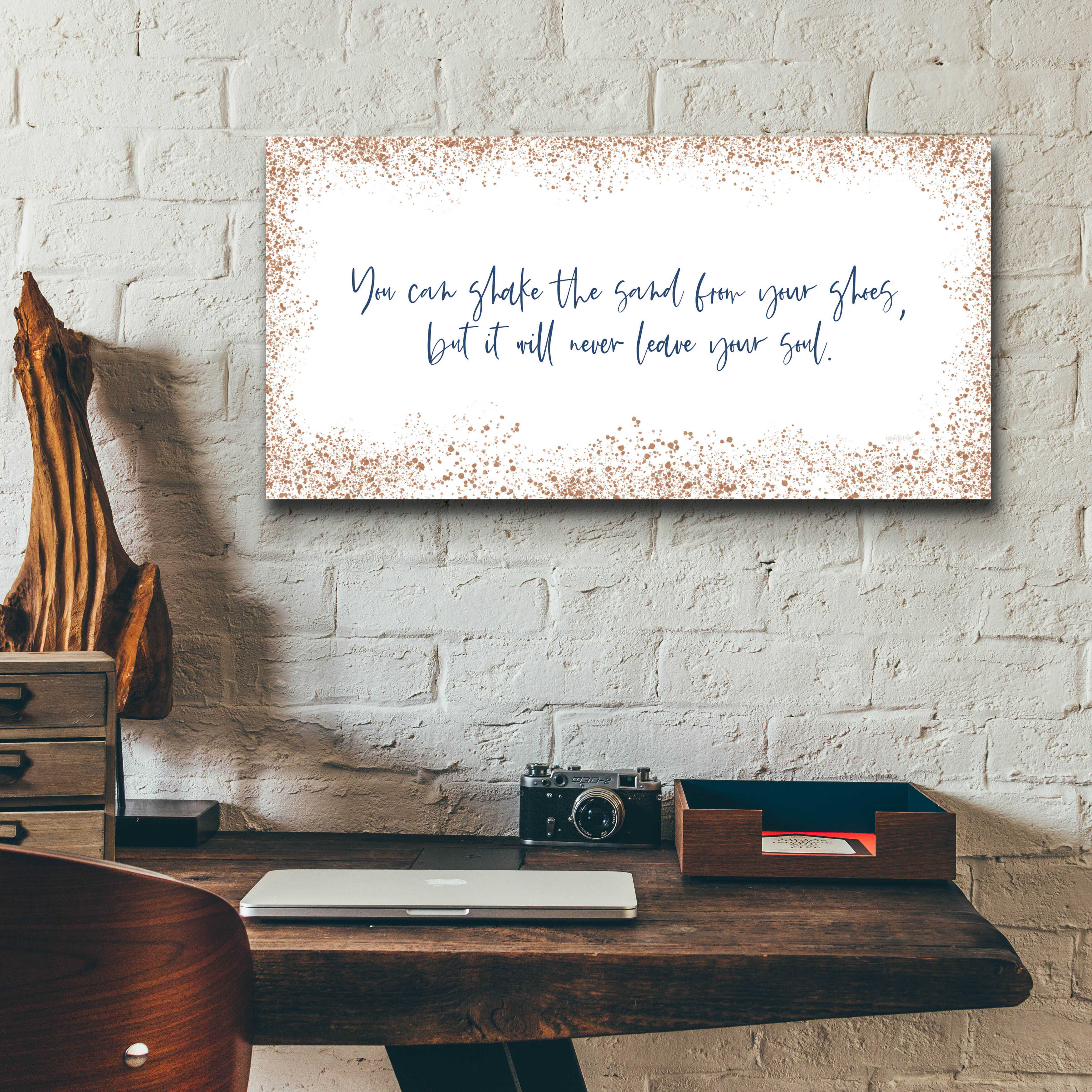 Trinx Epic Art 'Shake the Sand' by Imperfect Dust, Acryl Shake The Sand ...