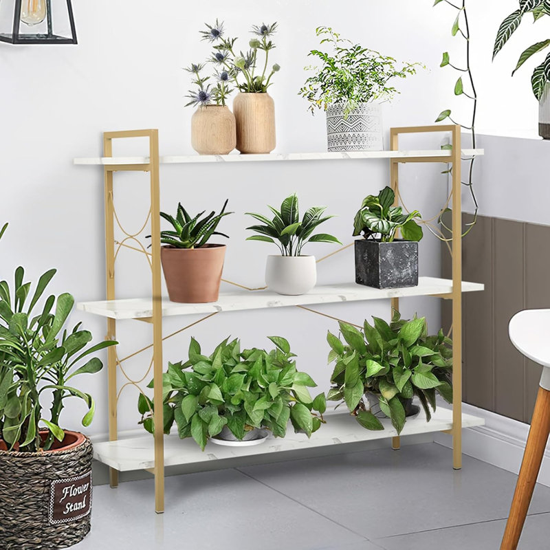 Everly Quinn Modern Open Low 3 Shelf Bookcase | Wayfair