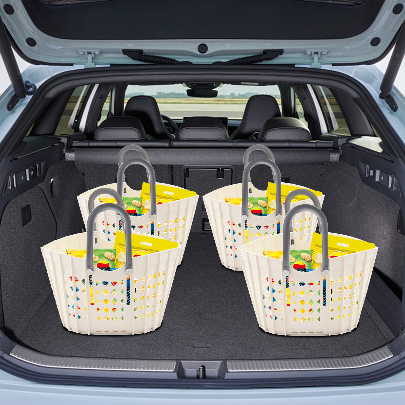 Rebrilliant 18.9" Foldable Laundry Basket Freestanding Portable ...