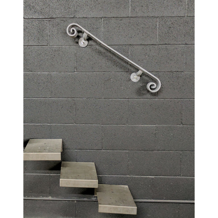 EZ Rail Rail Steel Wall Rail For Stairs & Reviews | Wayfair