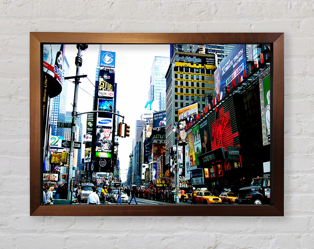 Bright Star Times Square NYC - Single Picture Frame Art Prints ...