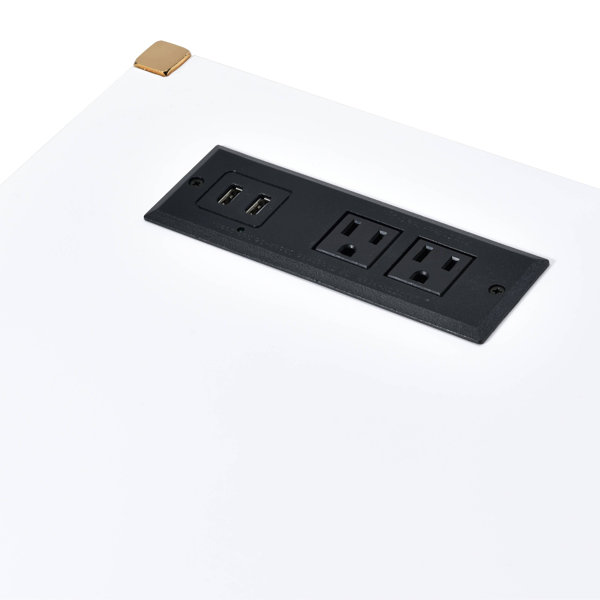 Mercer41 Bristyn 41.6'' W Rectangle Writing Desk | Wayfair