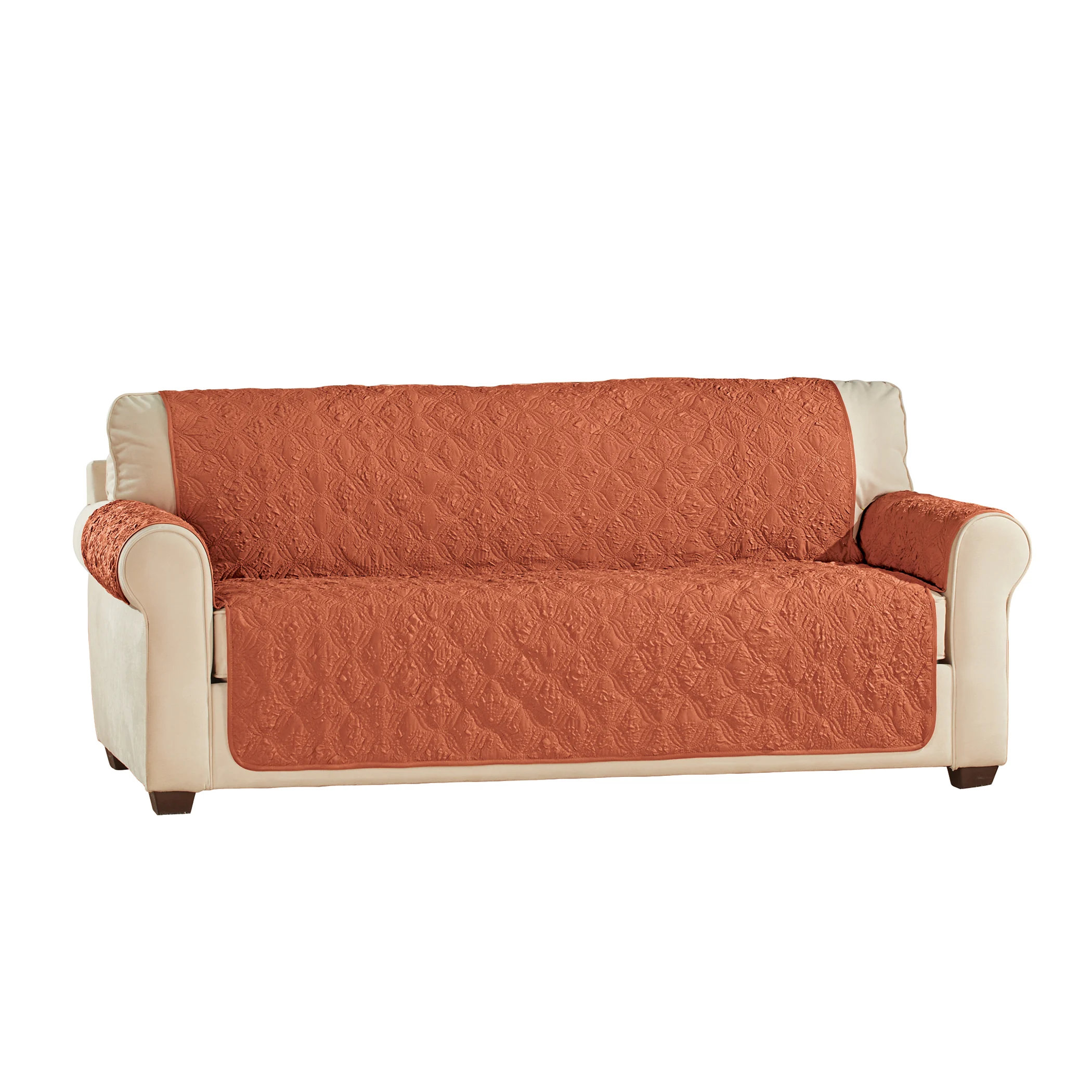 Latitude Run® Embossed Ogee Pattern Quilted Furniture Cover | Wayfair