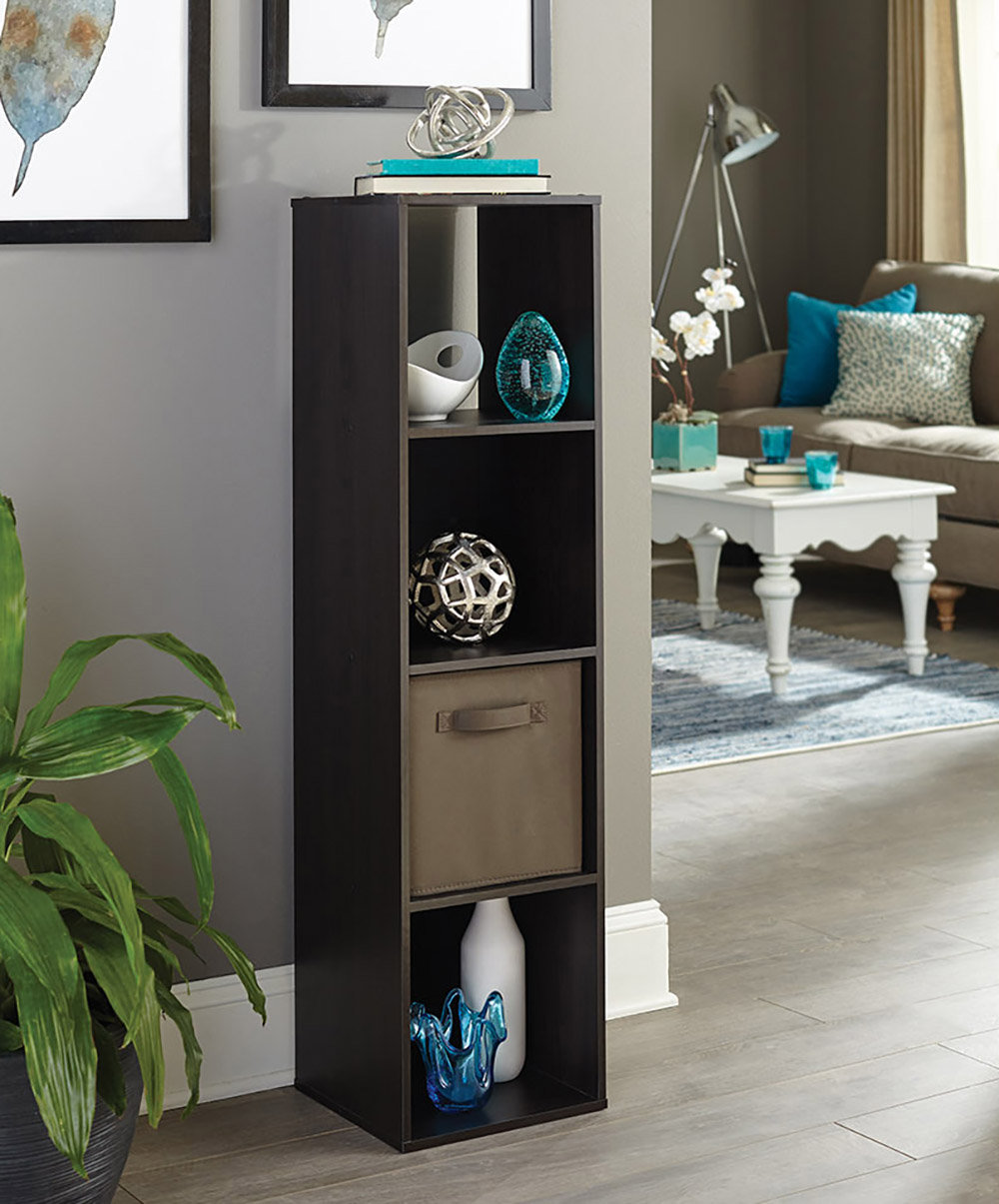 ClosetMaid Cubeicals 47.56'' H x 12.24'' W 4-Cube Bookcase & Reviews ...
