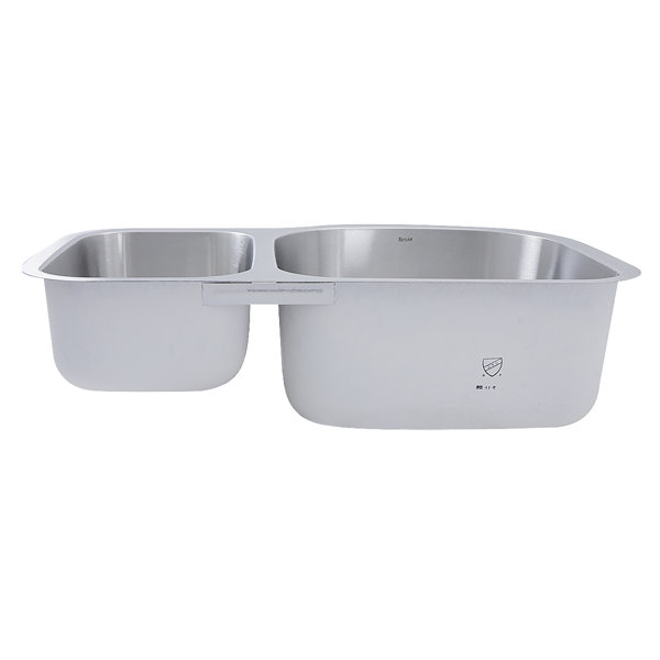 Nantucket Sinks Sconset 31.5'' L Undermount Double Bowl Stainless Steel ...