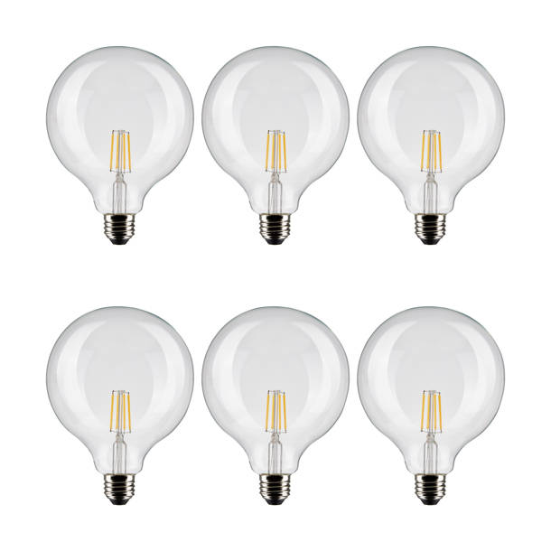 Satco 60 Watt Equivalent G40 E26/Medium (Standard) Dimmable 4000K LED ...