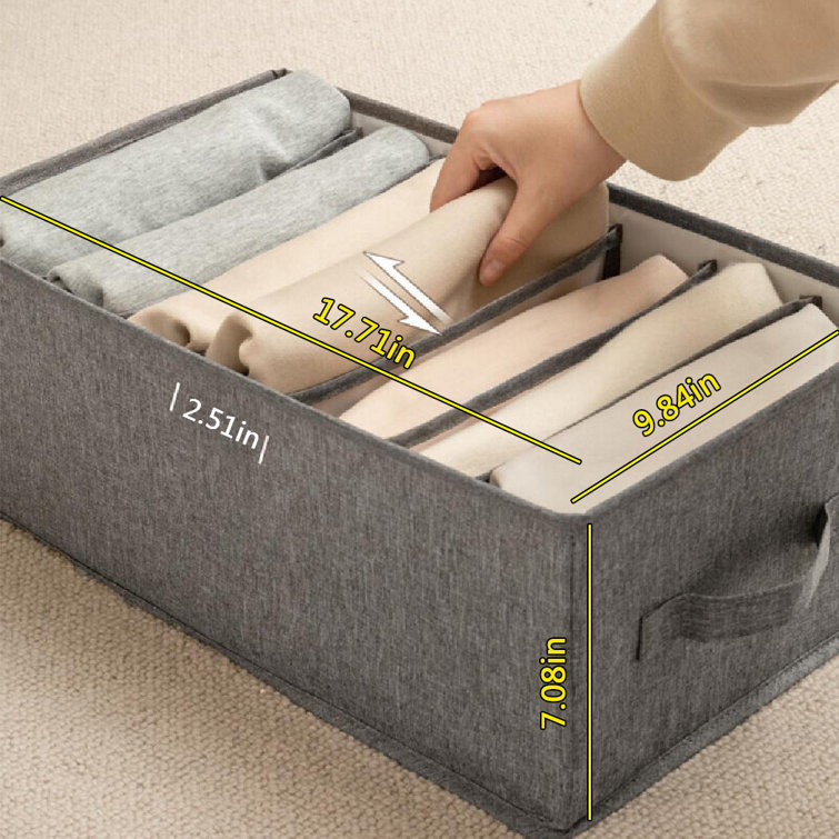 Rebrilliant Clothing Pants Storage Box Wardrobe Storage Artifact ...