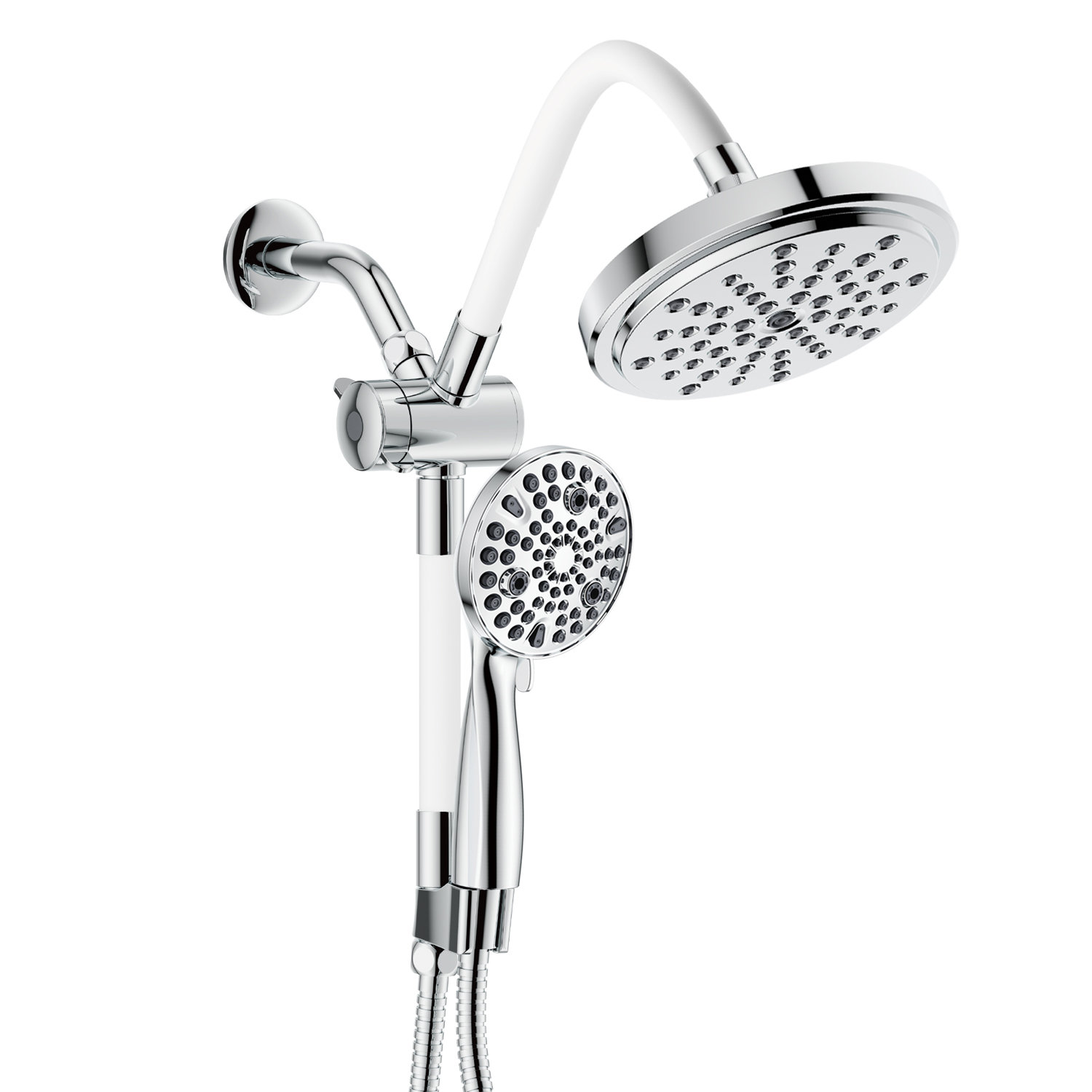 Ana Bath Multi Function Dual Shower Head with Angle-Adjustable Shower ...